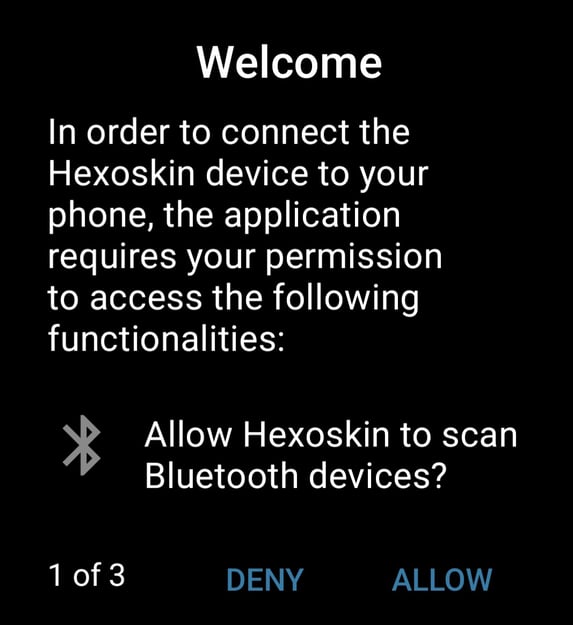 Hexoskin Android App - Pairing Old and New Recorders