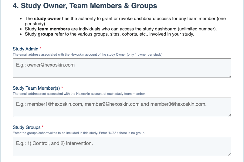 How to Fill Out the Study Configuration Form (OneView)